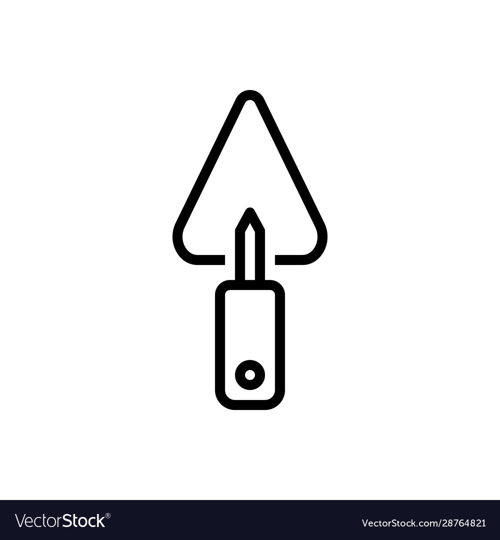 Trowel Royalty Free Vector Image - VectorStock