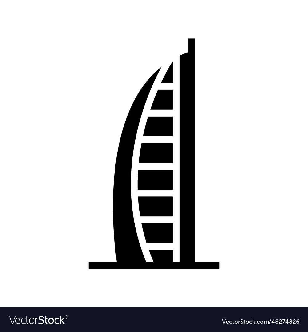 Burj al arab icon Royalty Free Vector Image - VectorStock Burj al arab icon Royalty Free Vector Image - VectorStock