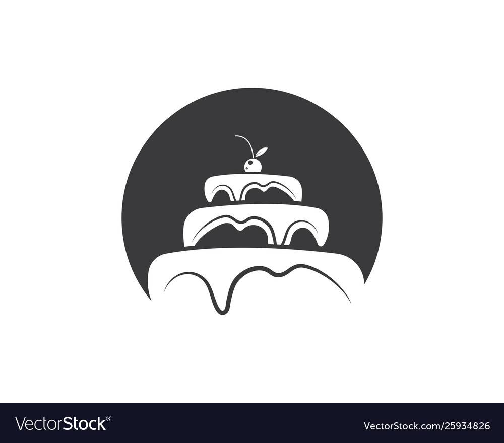 Cake logo Royalty Free Vector Image - VectorStock
