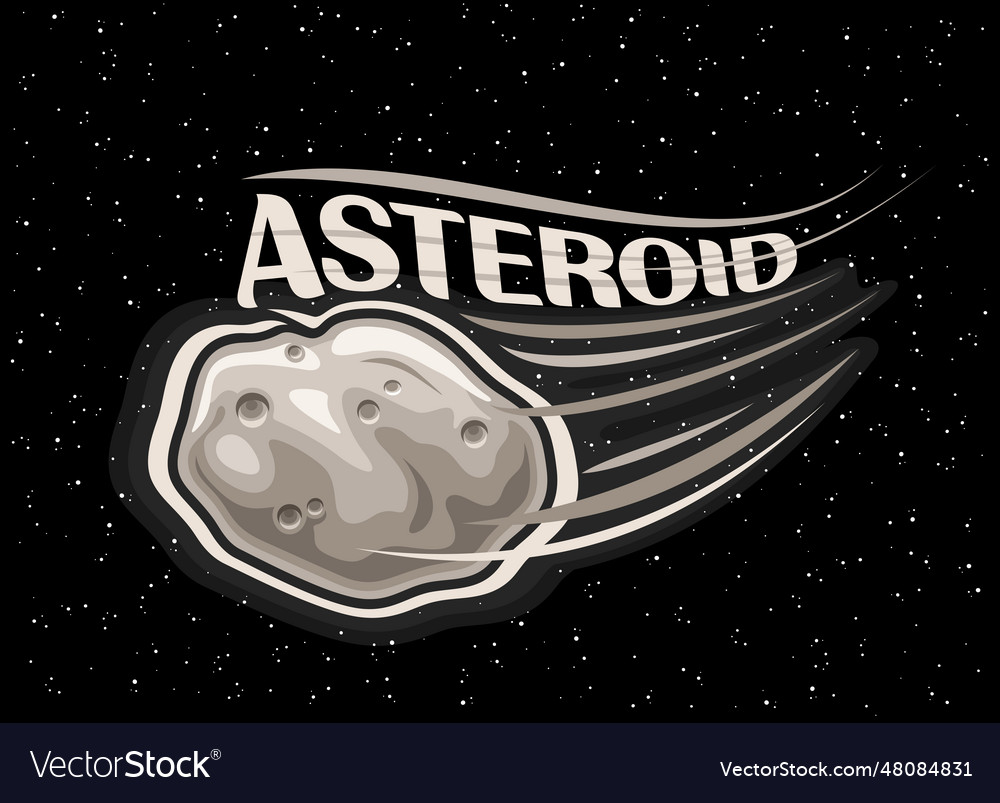 Asteroid Royalty Free Vector Image - VectorStock