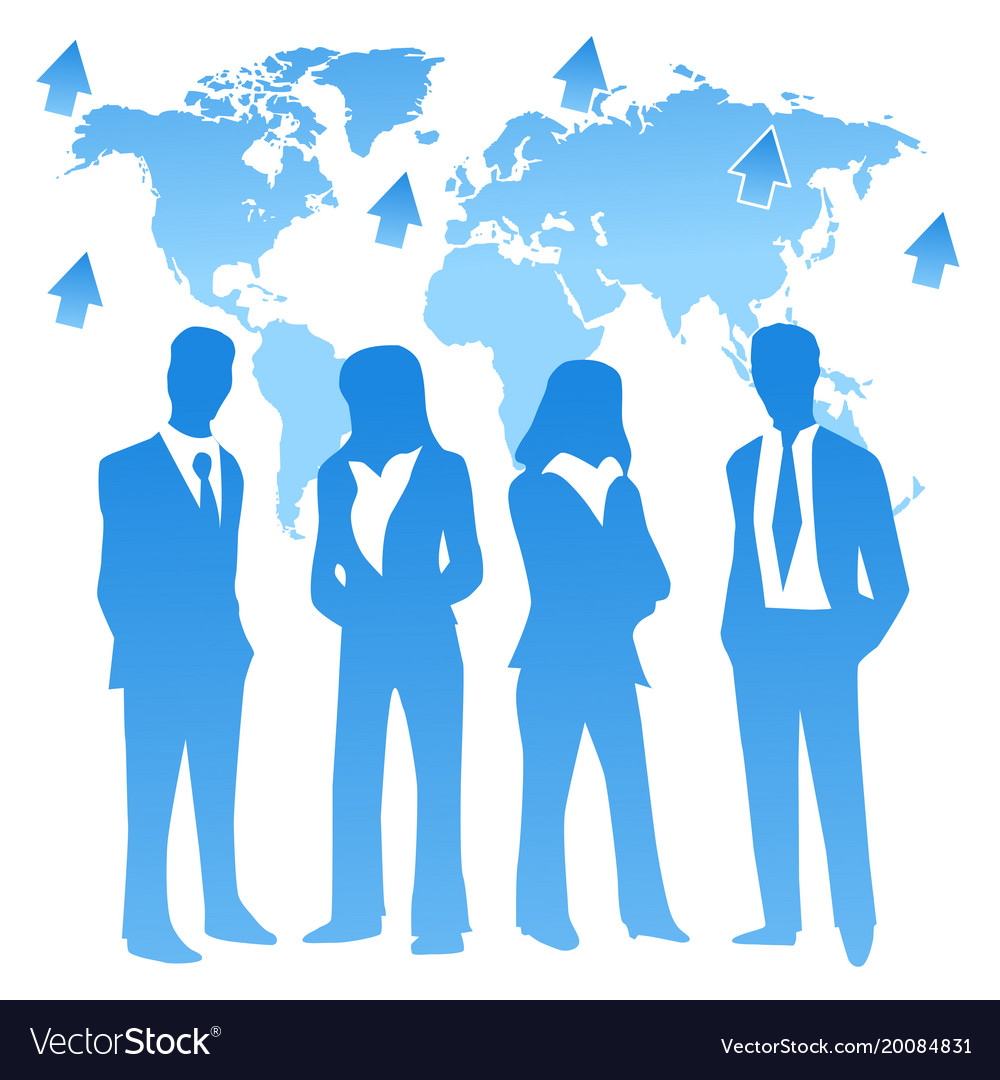 Business people Royalty Free Vector Image - VectorStock