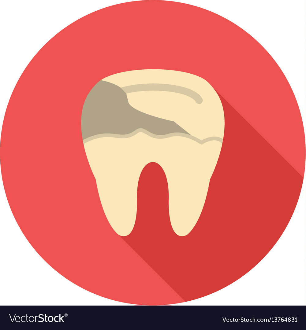 Decayed tooth Royalty Free Vector Image - VectorStock