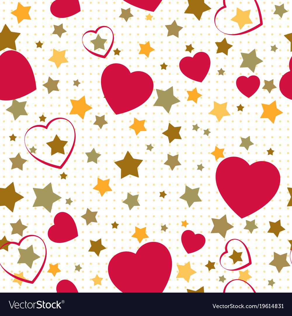 Seamless festive pattern Royalty Free Vector Image