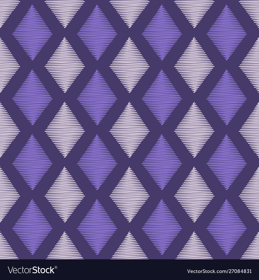Seamless rhombus pattern Royalty Free Vector Image