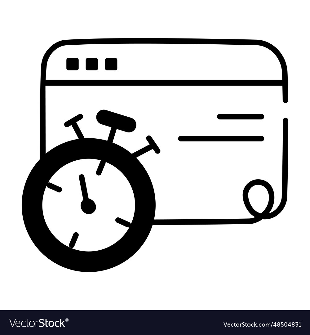 Web performance Royalty Free Vector Image - VectorStock