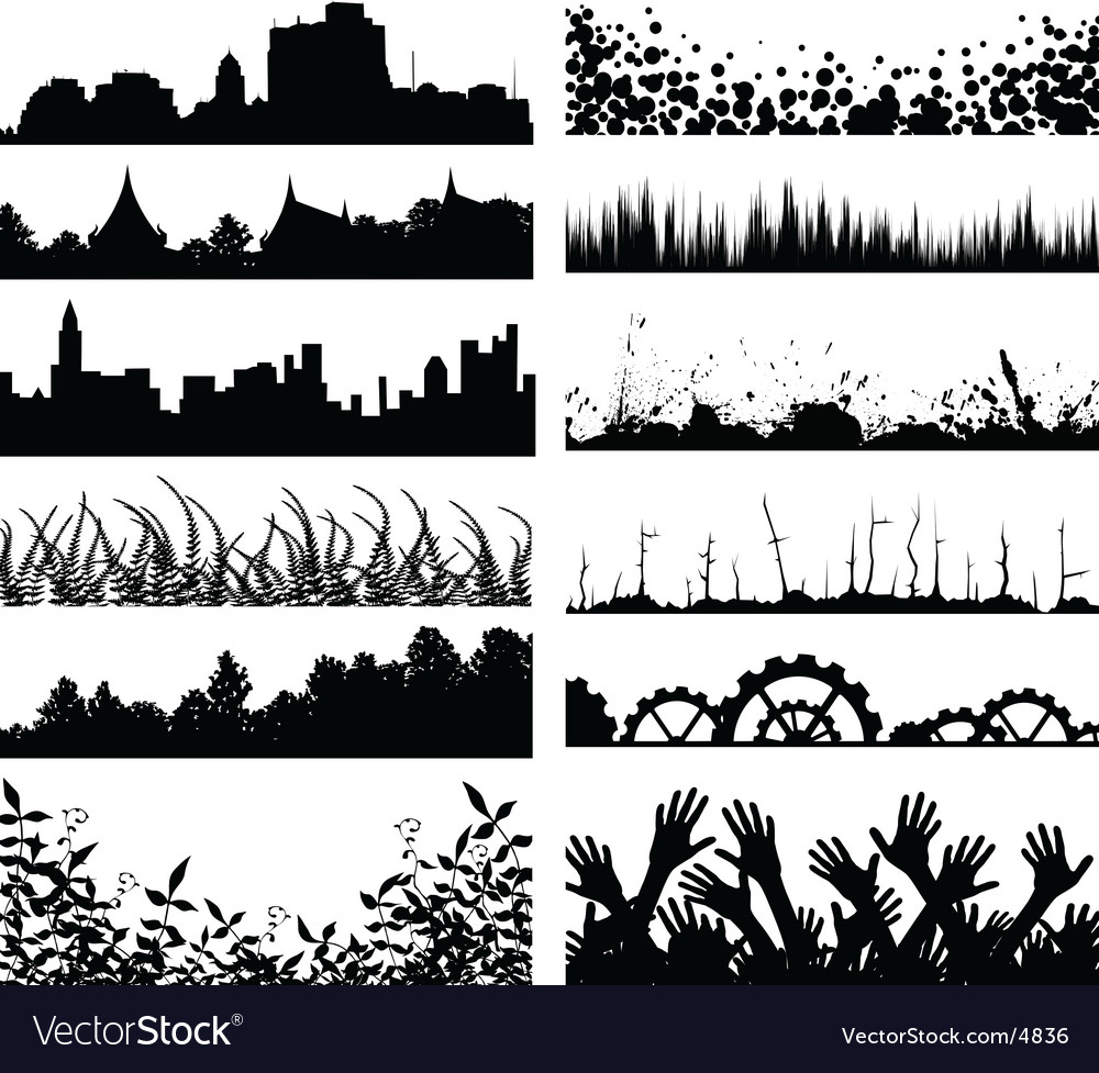 Foregrounds Royalty Free Vector Image - VectorStock