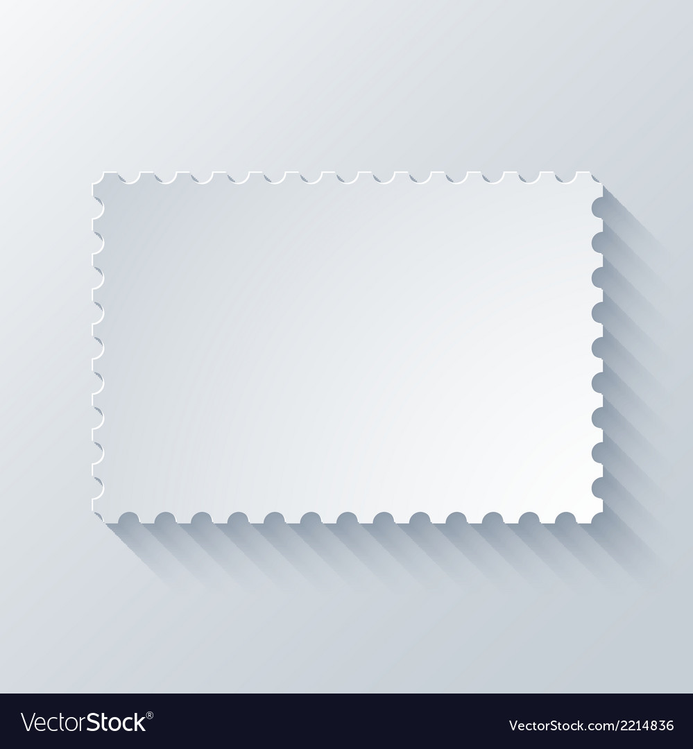 Modern postage background Royalty Free Vector Image