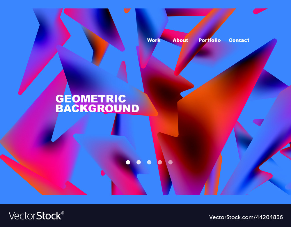 Shards shape composition abstract background web Vector Image