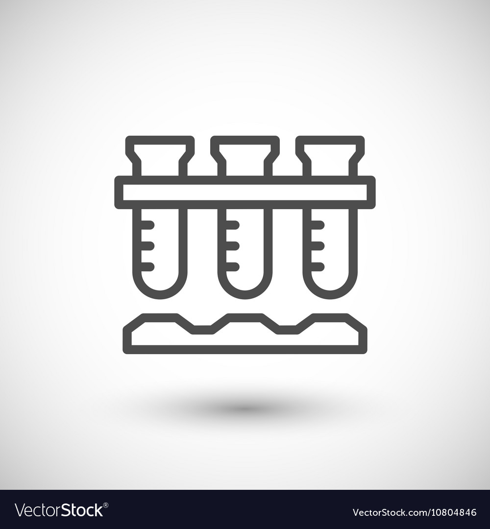 Laboratory flasks icon Royalty Free Vector Image