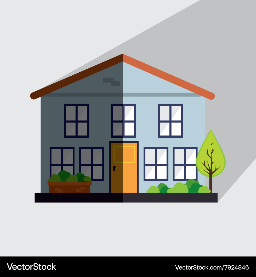 Residential icon design Royalty Free Vector Image