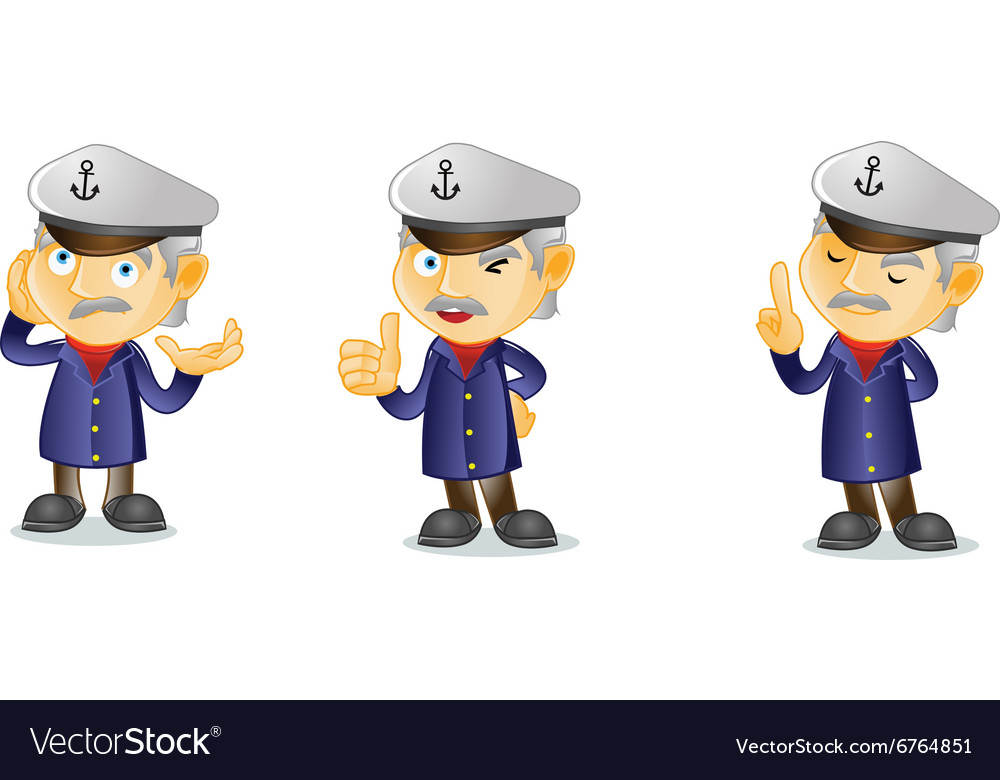 Captain 2 Royalty Free Vector Image - VectorStock