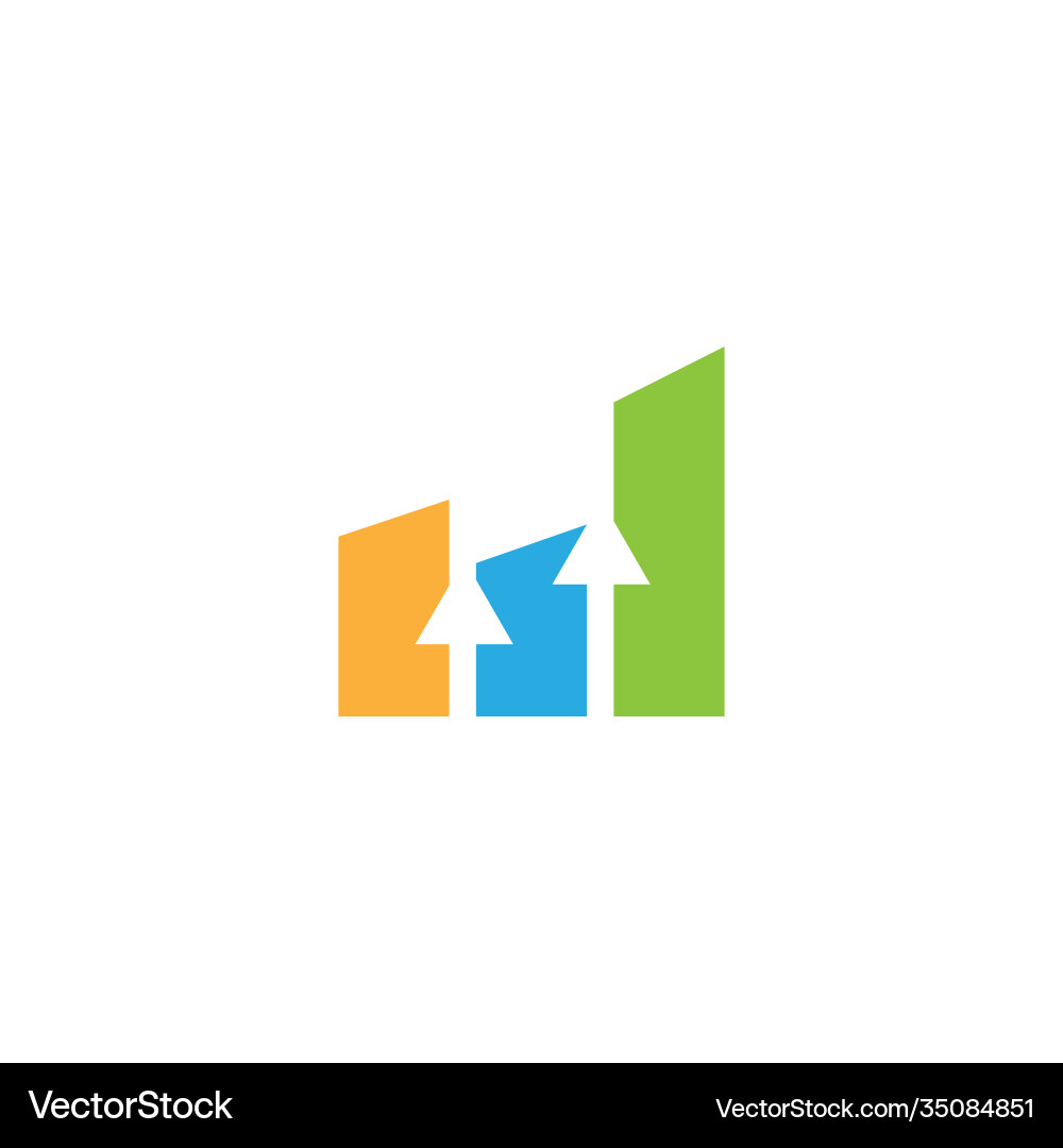 Financial accounting graphic design template Vector Image