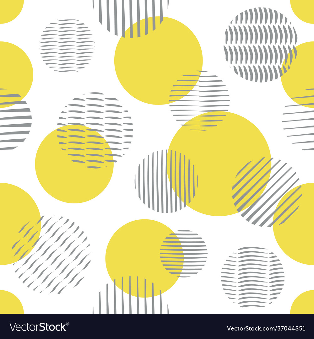 Simple seamless pattern with circle shapes Vector Image
