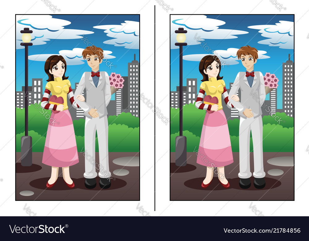 Find the differences game Royalty Free Vector Image