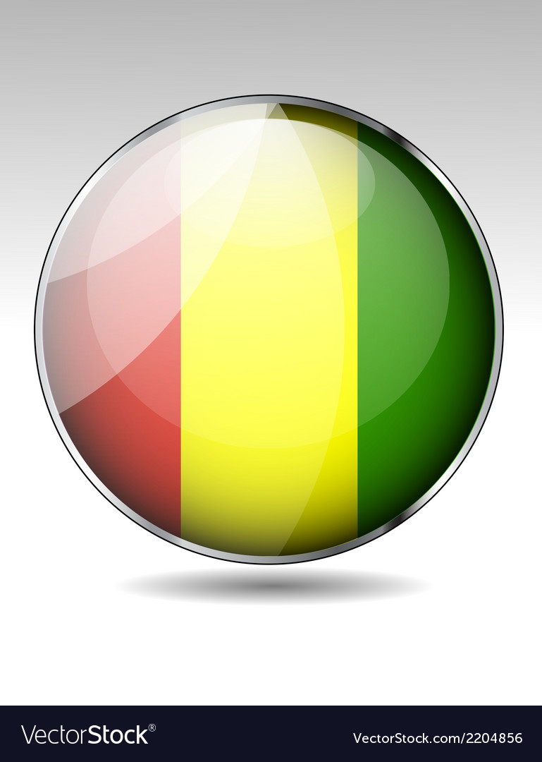 Flag button design elements Royalty Free Vector Image