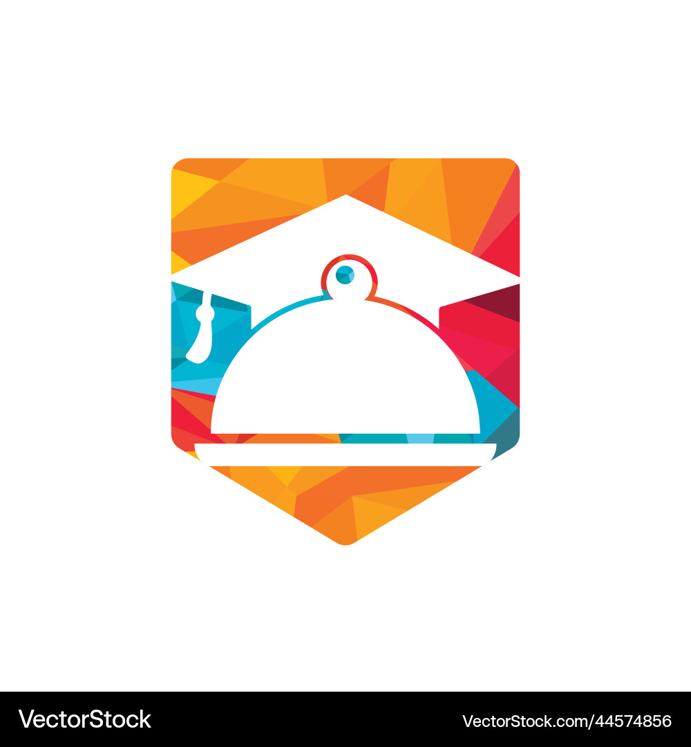 Food cooking education logo design template Vector Image