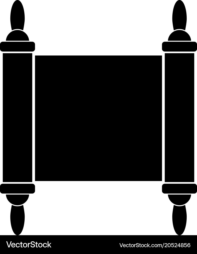 Jewish torah icon Royalty Free Vector Image - VectorStock