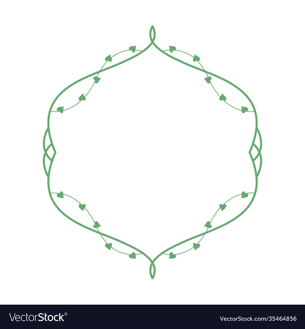 Line frame simple border decoration Royalty Free Vector