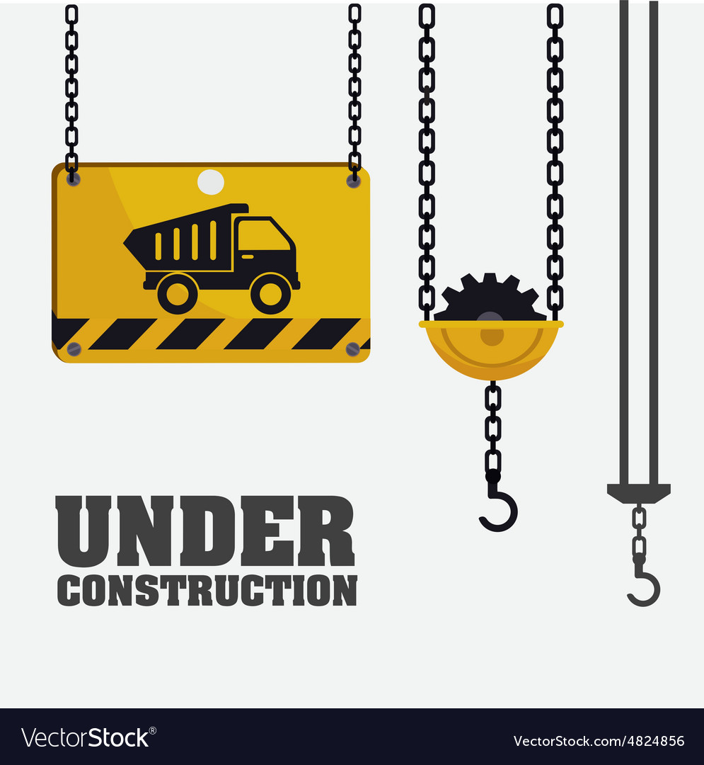 Under construction design Royalty Free Vector Image