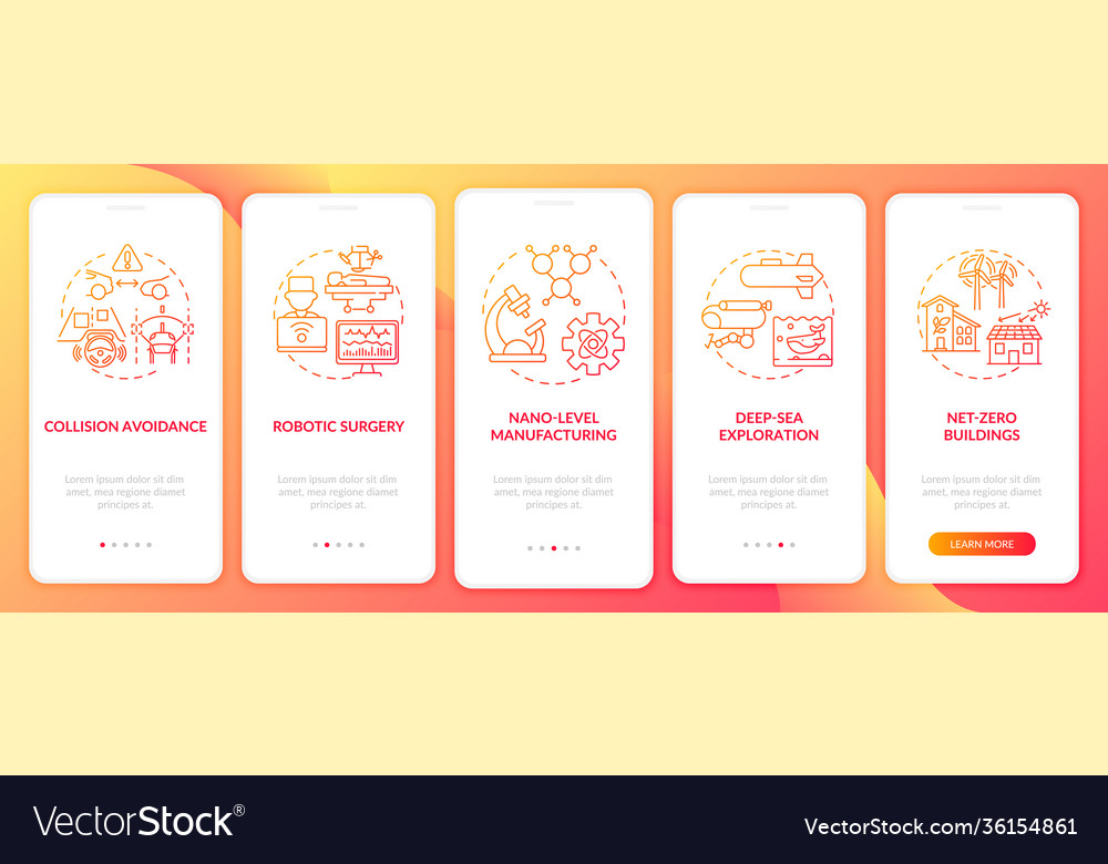 Cps benefits onboarding mobile app page screen Vector Image