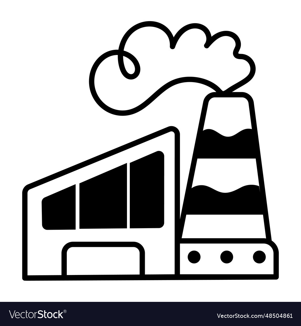 Factory pollution Royalty Free Vector Image - VectorStock