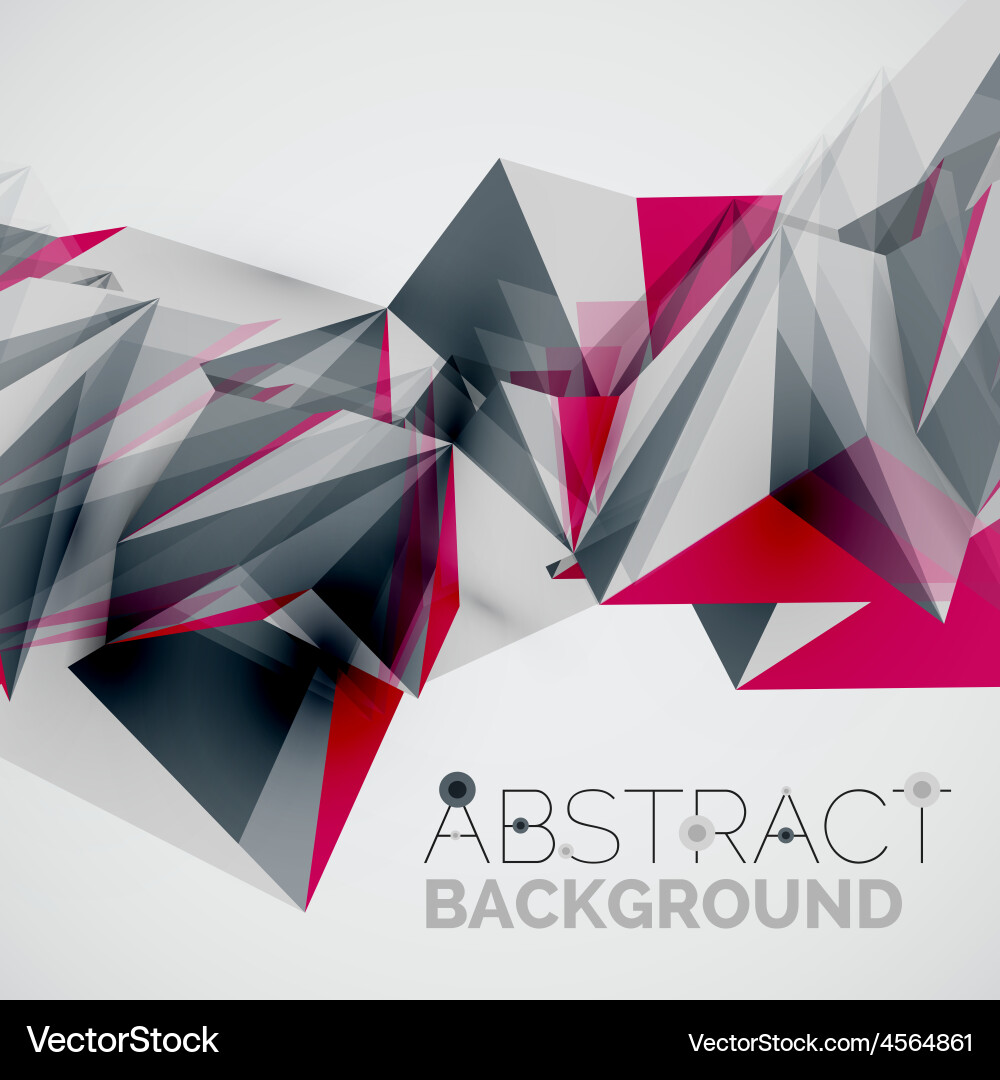 Geometric shapes in the air abstract Royalty Free Vector