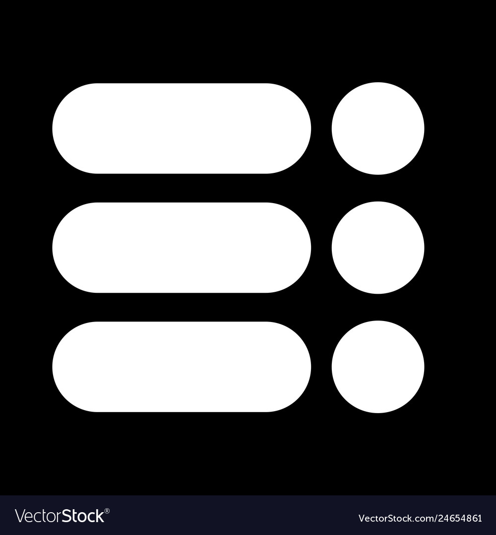 List icon Royalty Free Vector Image - VectorStock