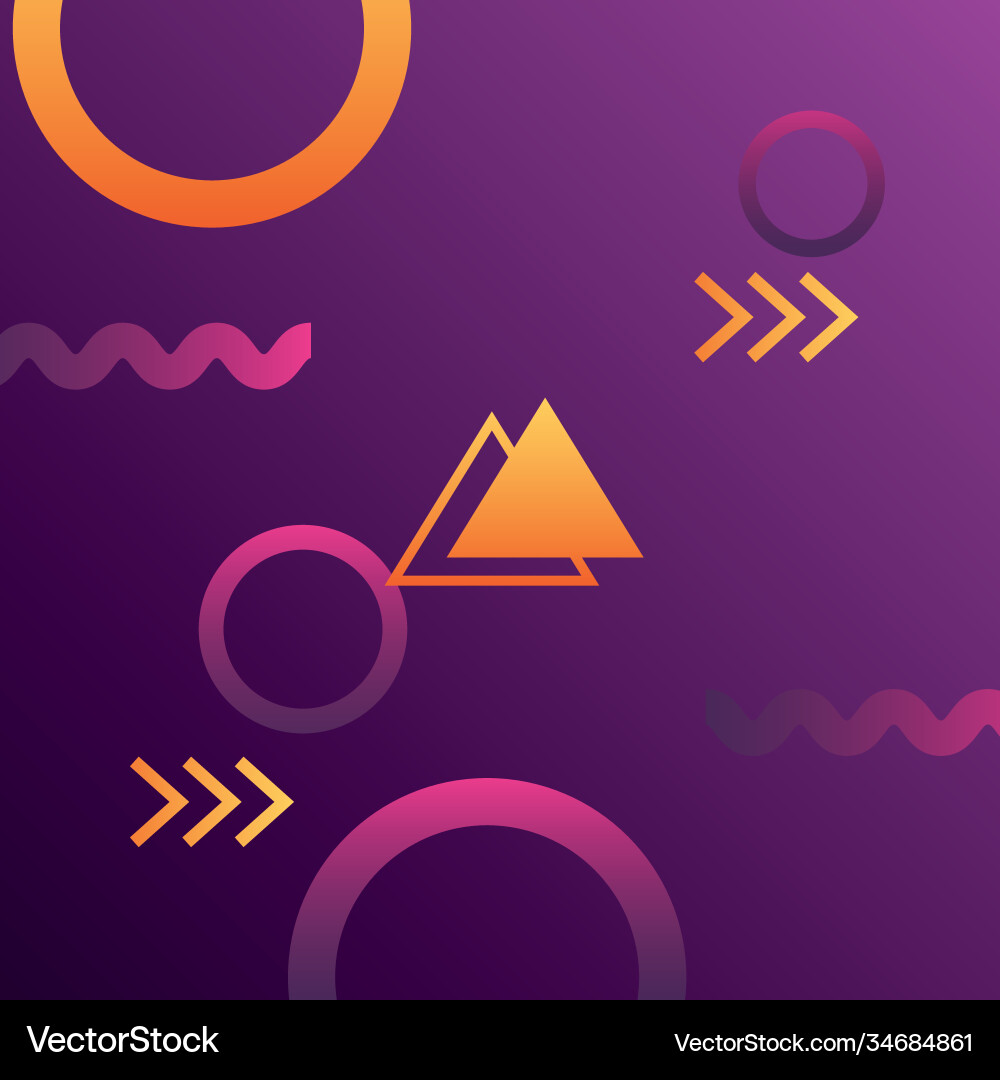 Purple color geometric vivid background Royalty Free Vector
