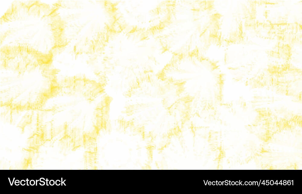 Yellow watercolor background for your design Vector Image