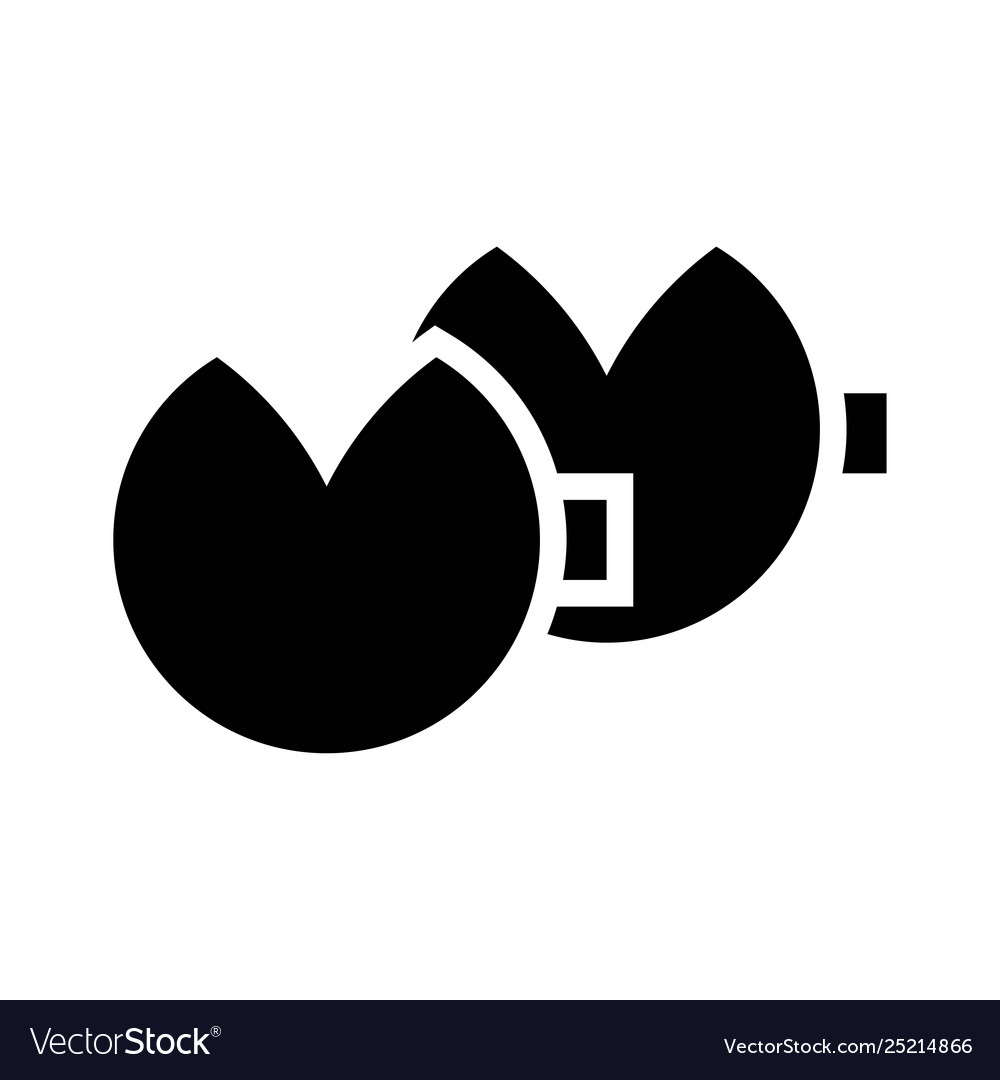 Fortune cookie chinese lunar new year line style Vector Image