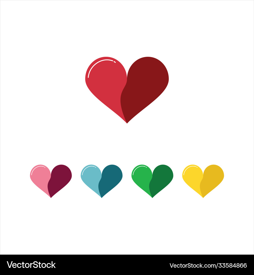 Love logo template design Royalty Free Vector Image