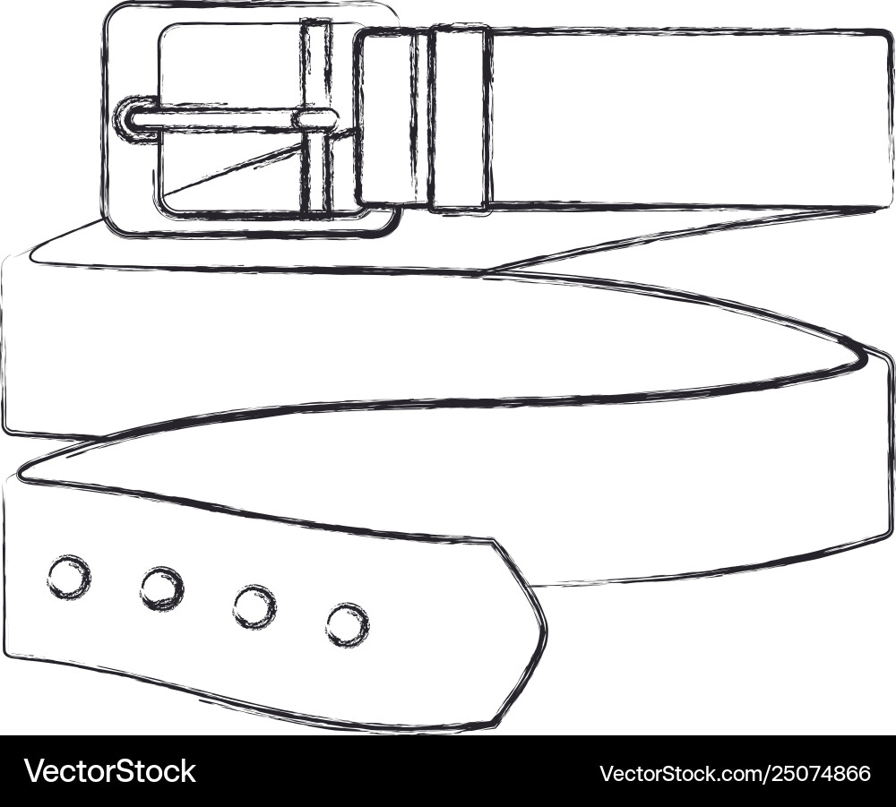 Masculine elegant belt icon Royalty Free Vector Image