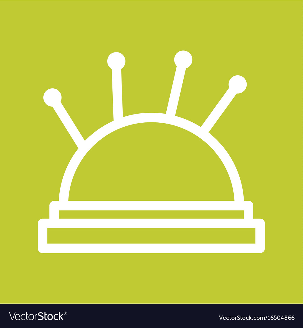 Multiple needles Royalty Free Vector Image - VectorStock