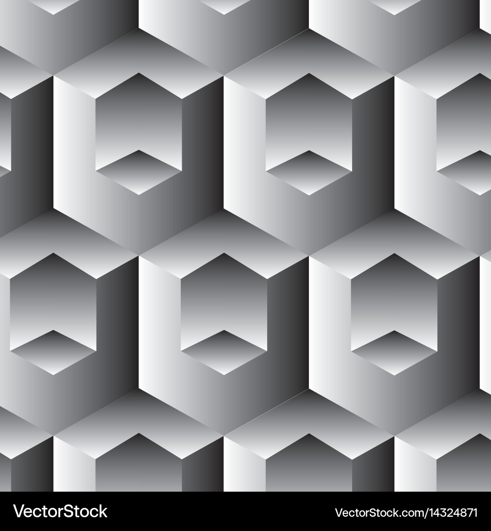 Background of monochrome geometric figures Vector Image