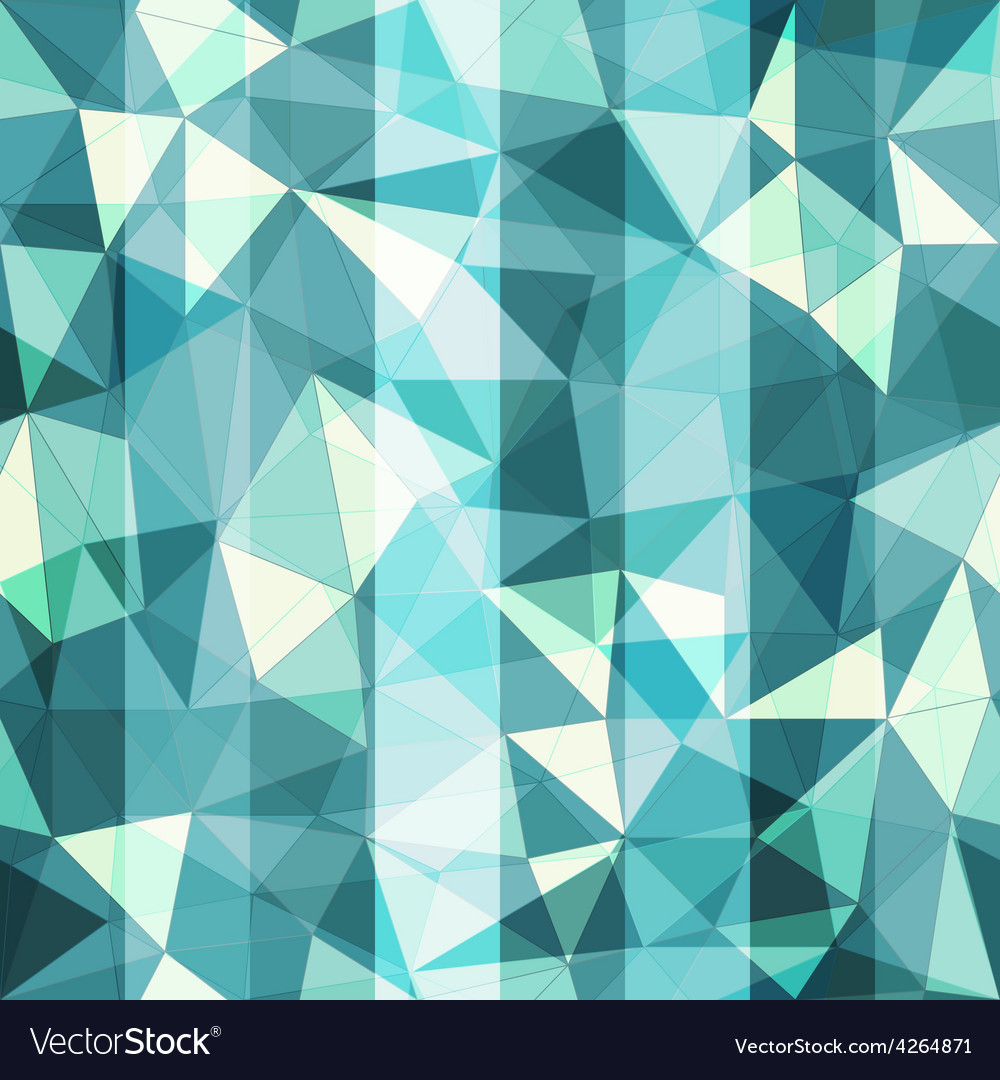 Blue triangle seamless pattern Royalty Free Vector Image
