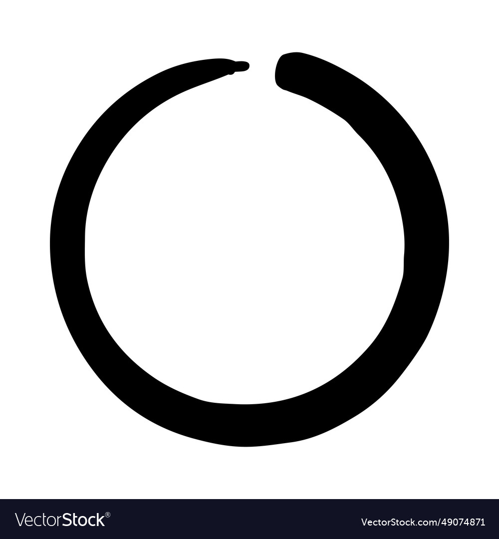 Circle load icon element logo Royalty Free Vector Image