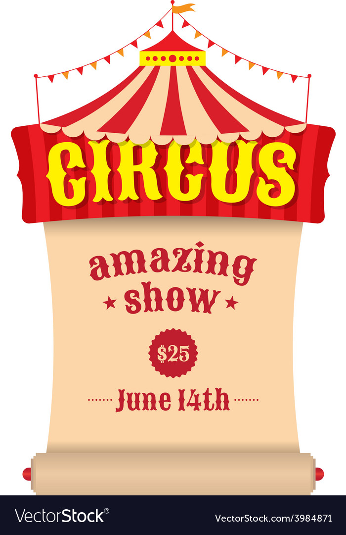 Circus Royalty Free Vector Image - VectorStock