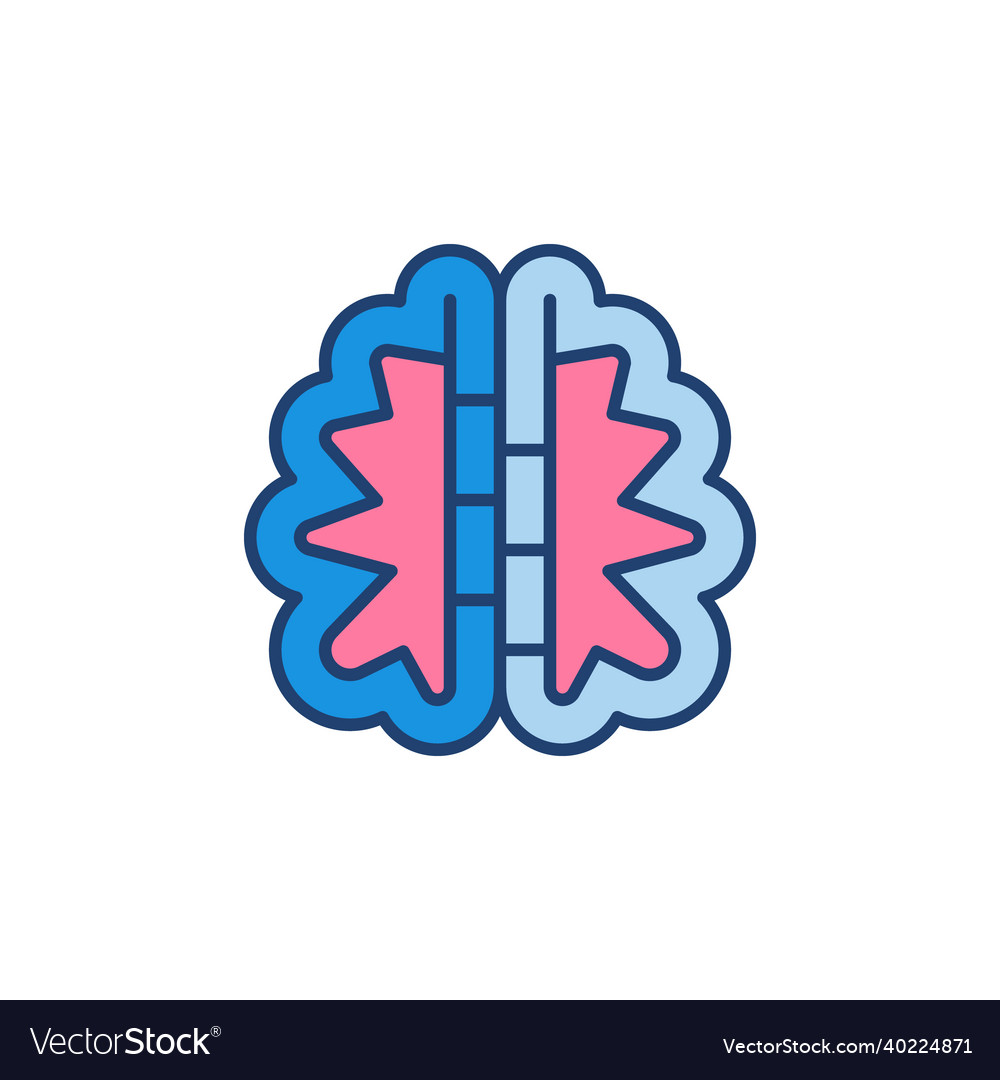 Machine learning digital brain concept Royalty Free Vector