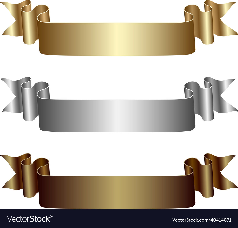 Ribbons Royalty Free Vector Image - VectorStock