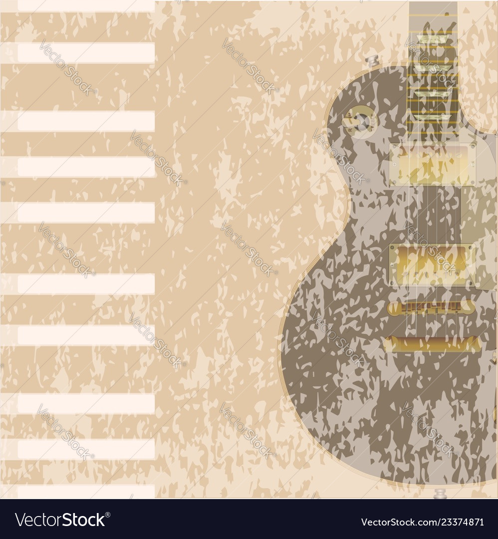 Rock instruments background Royalty Free Vector Image