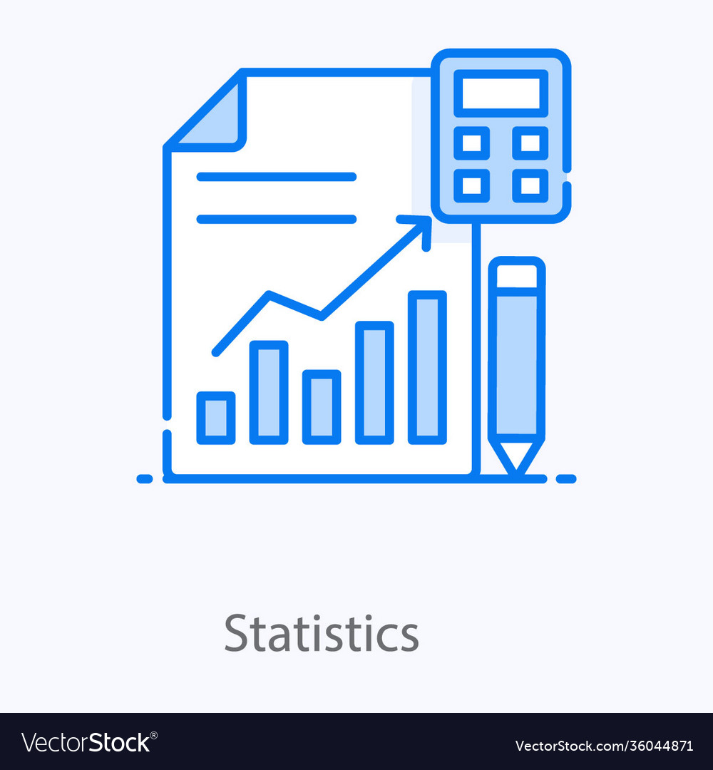 Statistics Royalty Free Vector Image - VectorStock