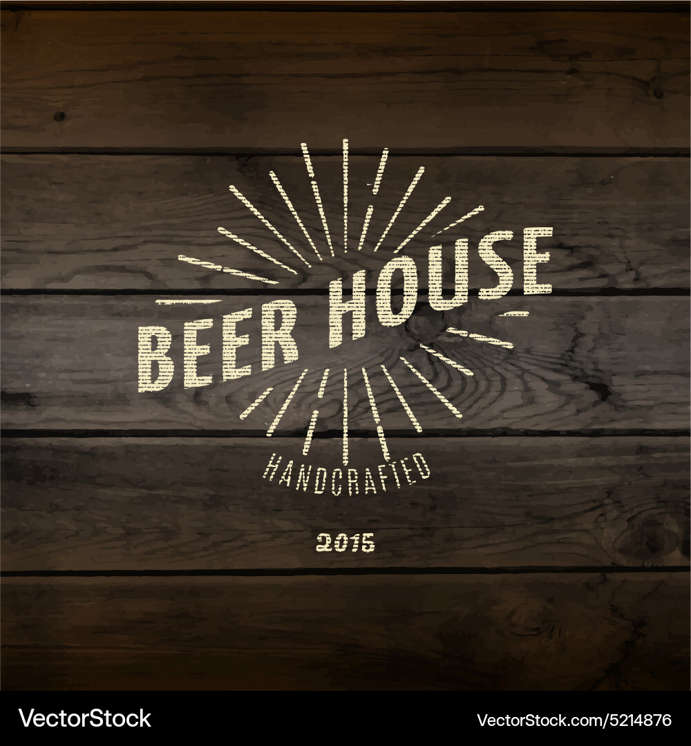 Beer house badges logos and labels for any use Vector Image