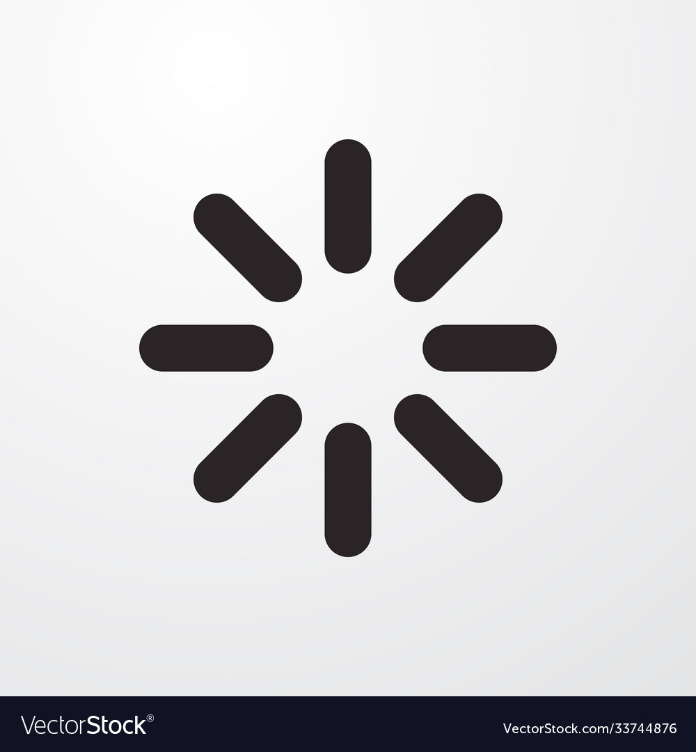 Loading sign icon Royalty Free Vector Image - VectorStock