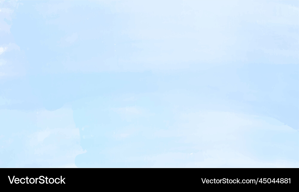 Blue watercolor background for your design Vector Image