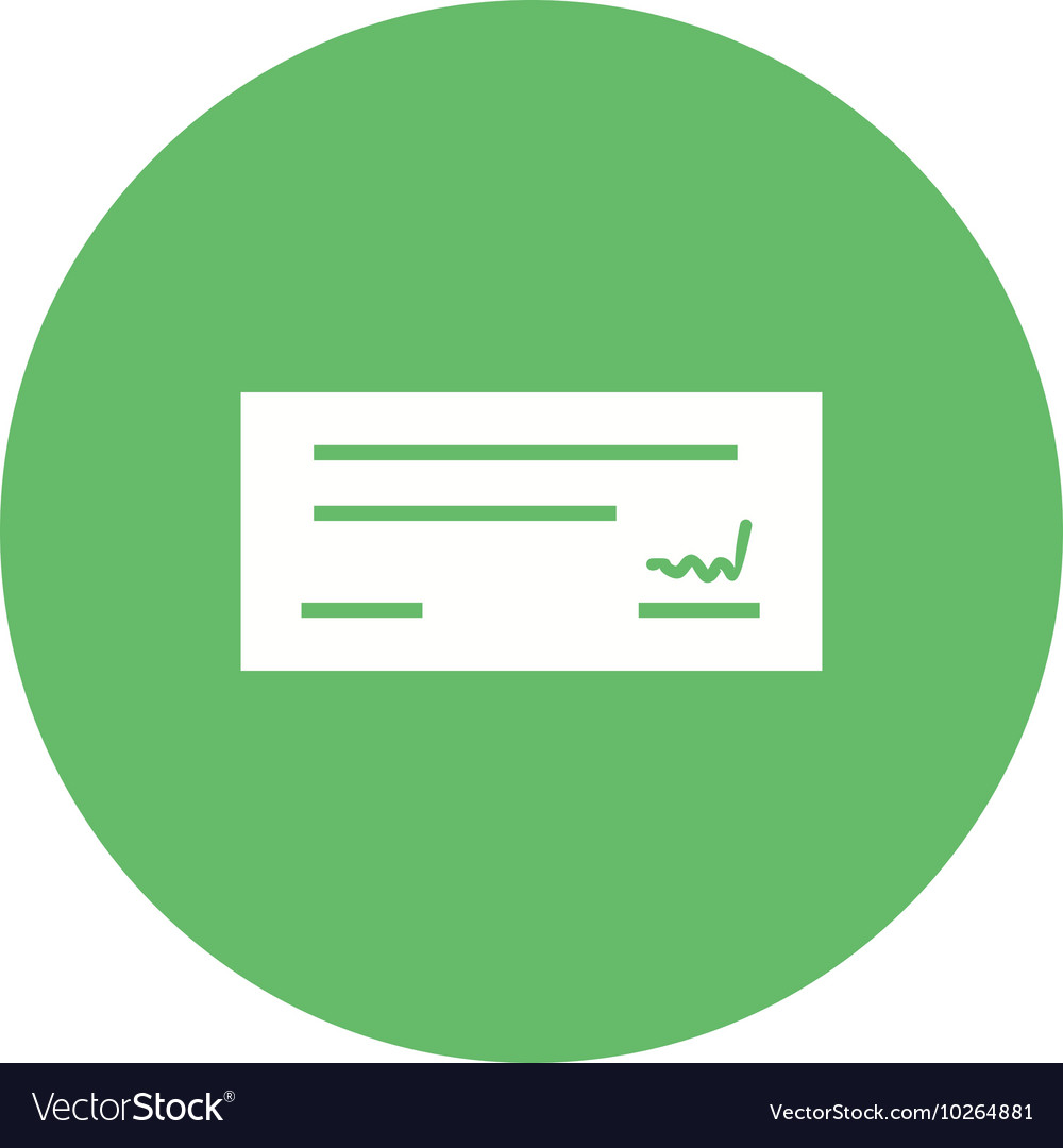 Cheque Royalty Free Vector Image - VectorStock