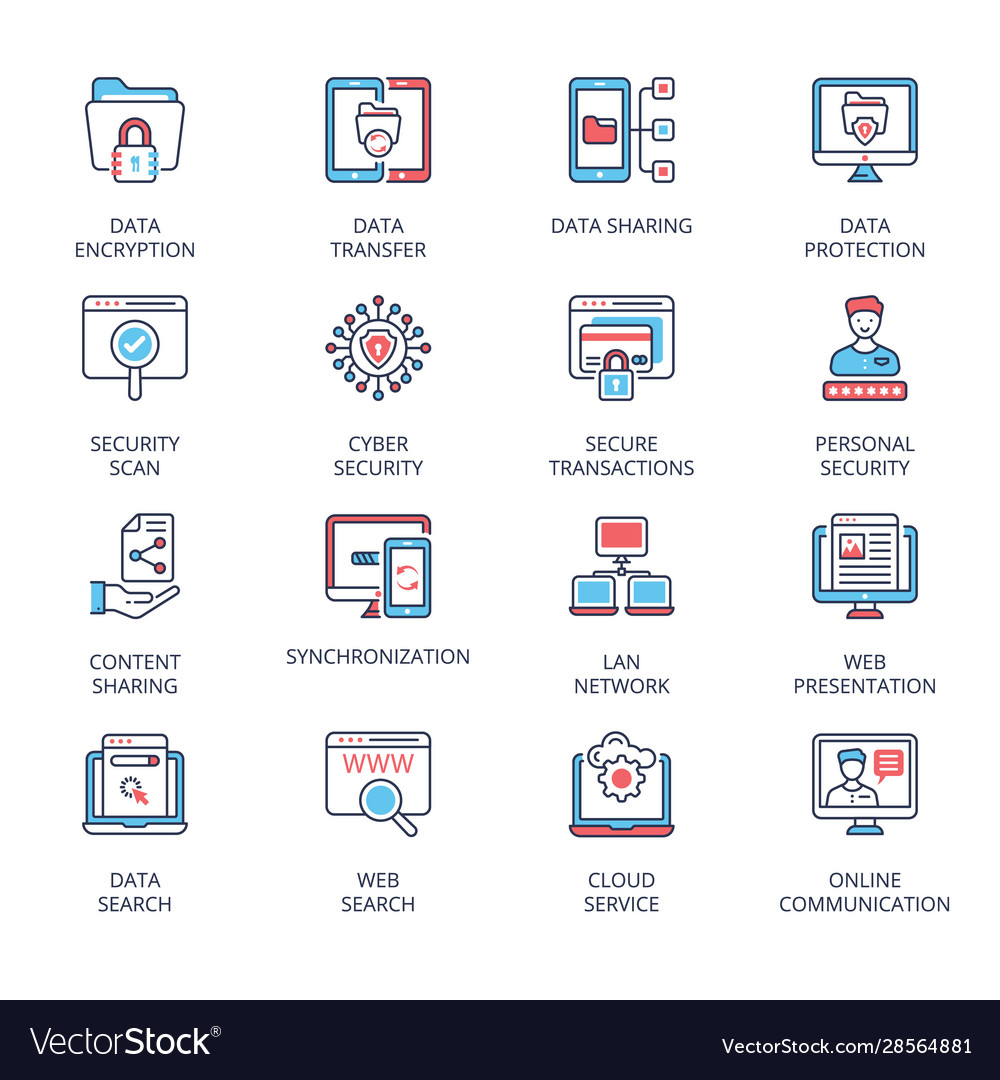 Internet security Royalty Free Vector Image - VectorStock