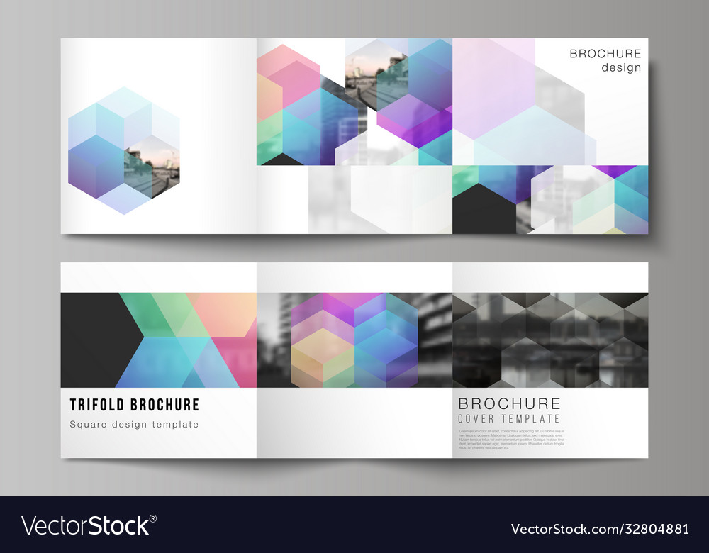 Layout square format covers design Royalty Free Vector Image