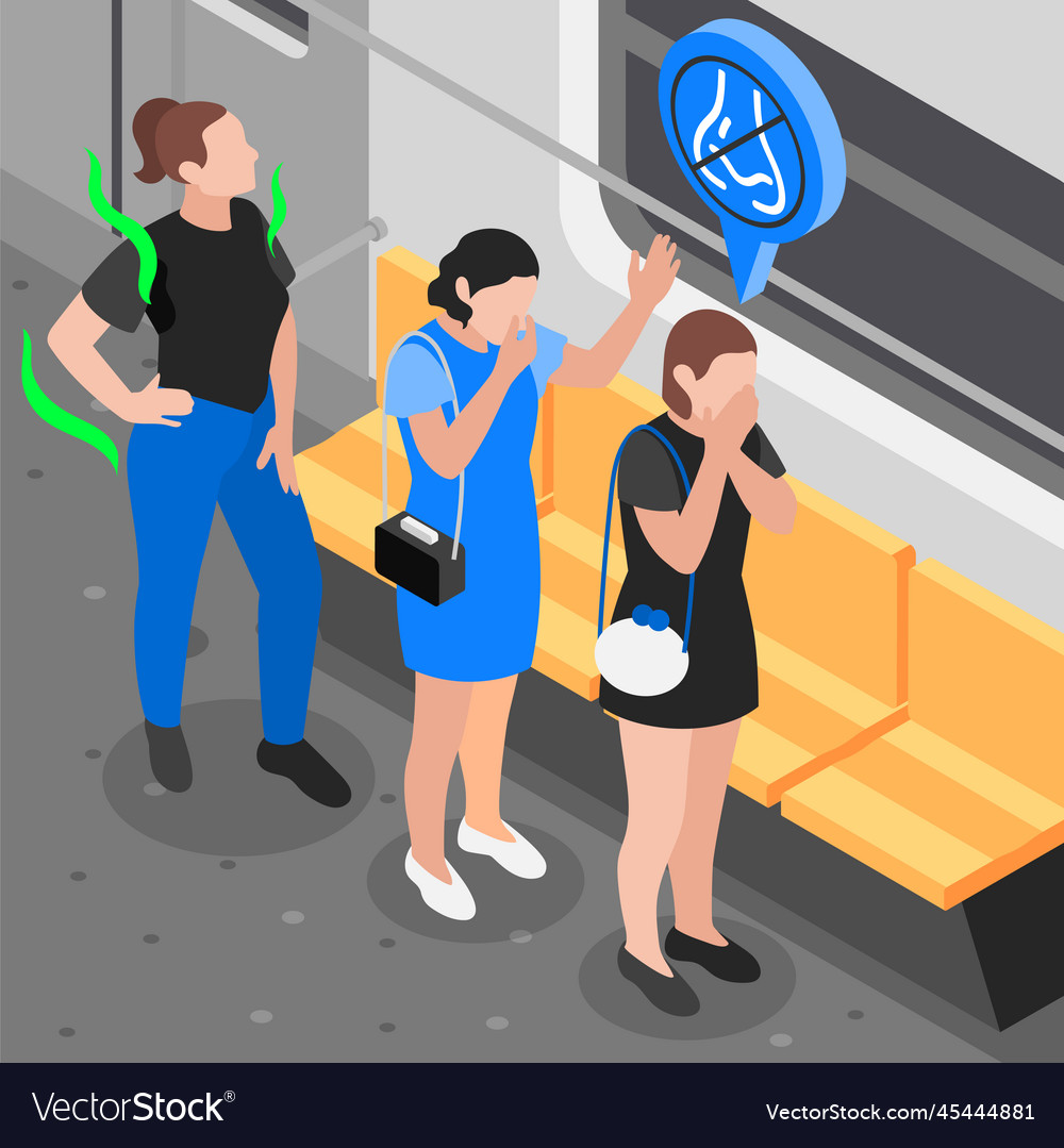 Queue isometric and colored composition Royalty Free Vector Queue isometric and colored composition Royalty Free Vector