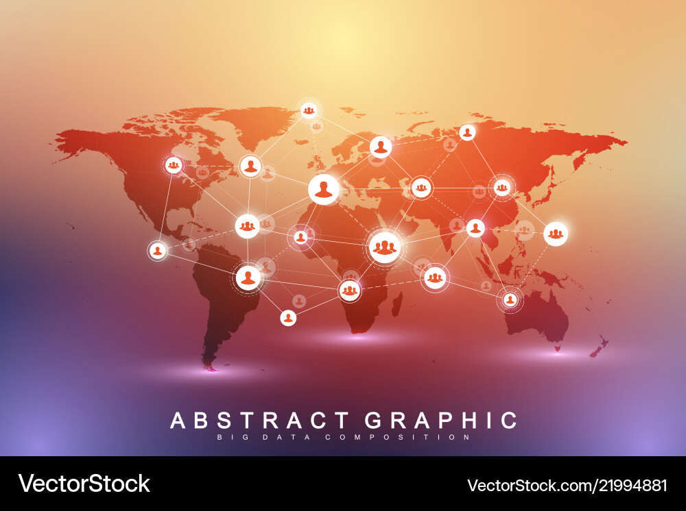Social media network and marketing concept Vector Image