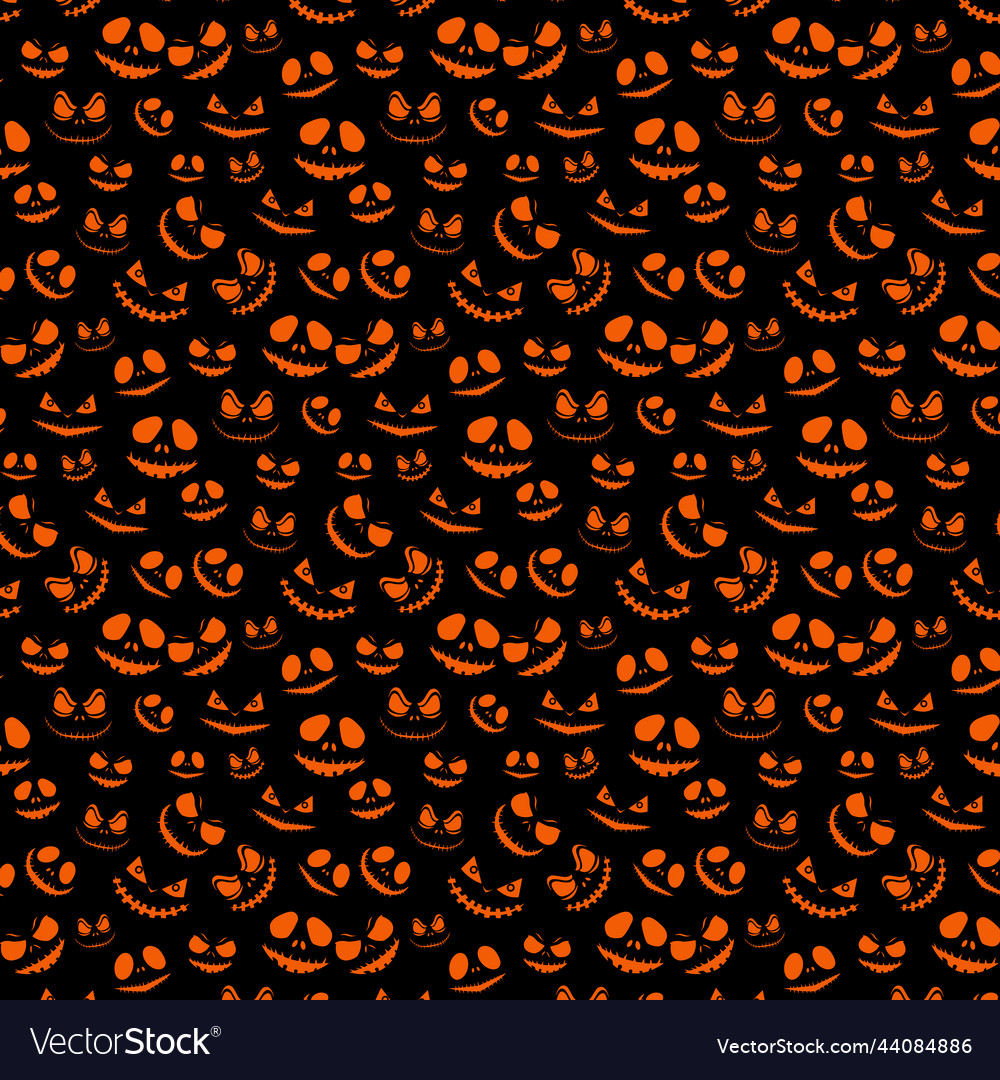 Halloween pattern background design Royalty Free Vector